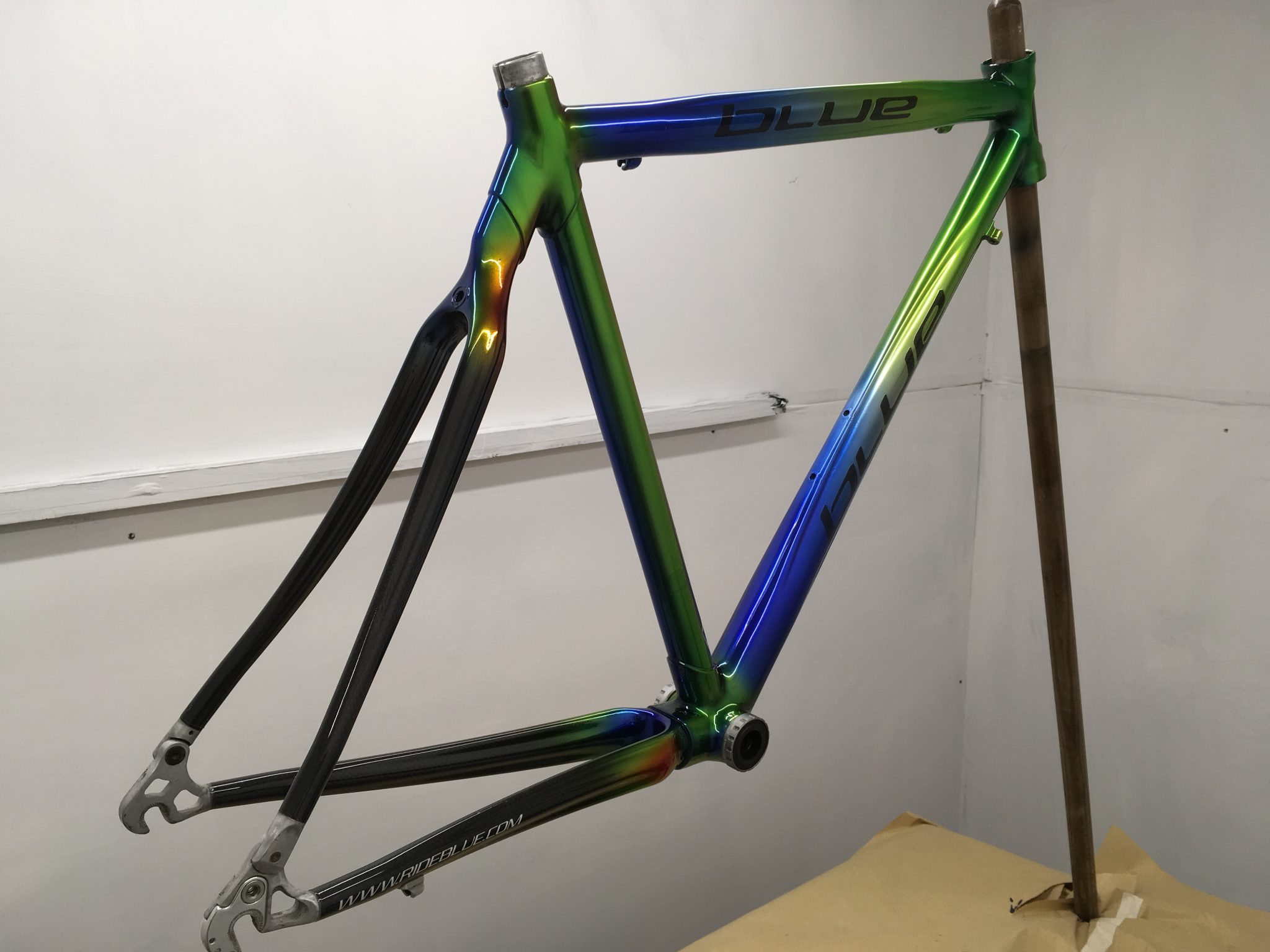 Ride Blue Road Bike - James King Paint